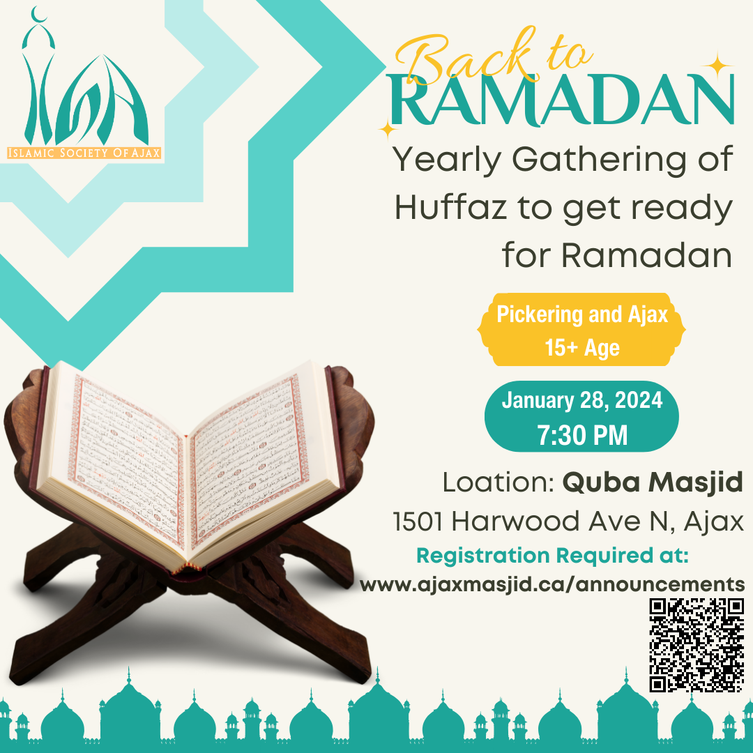 Yearly Gathering of Huffaz to get ready for Ramadan – Masjid Quba ...