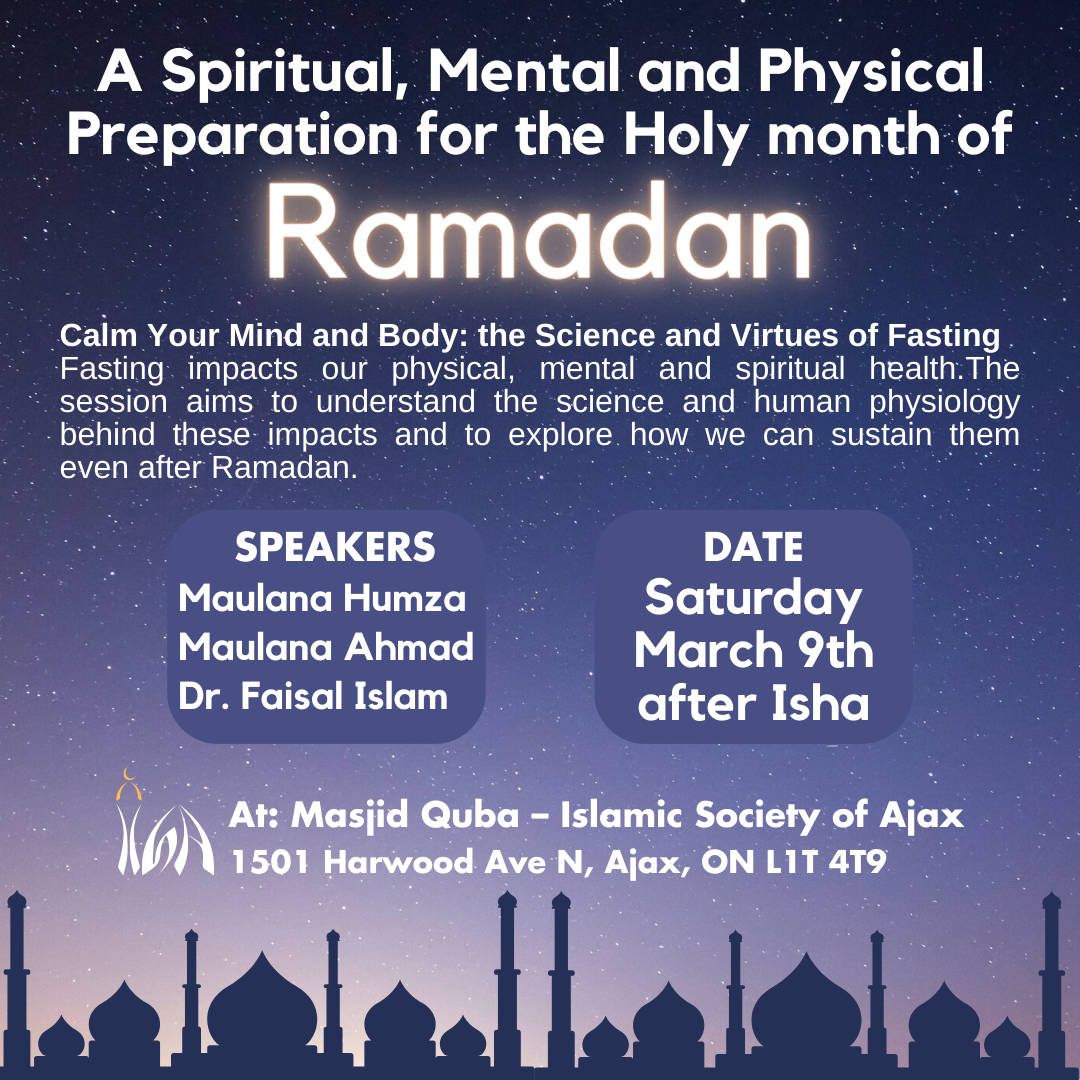 A Spiritual, Mental and Physical Preparation for the Holy month of ...
